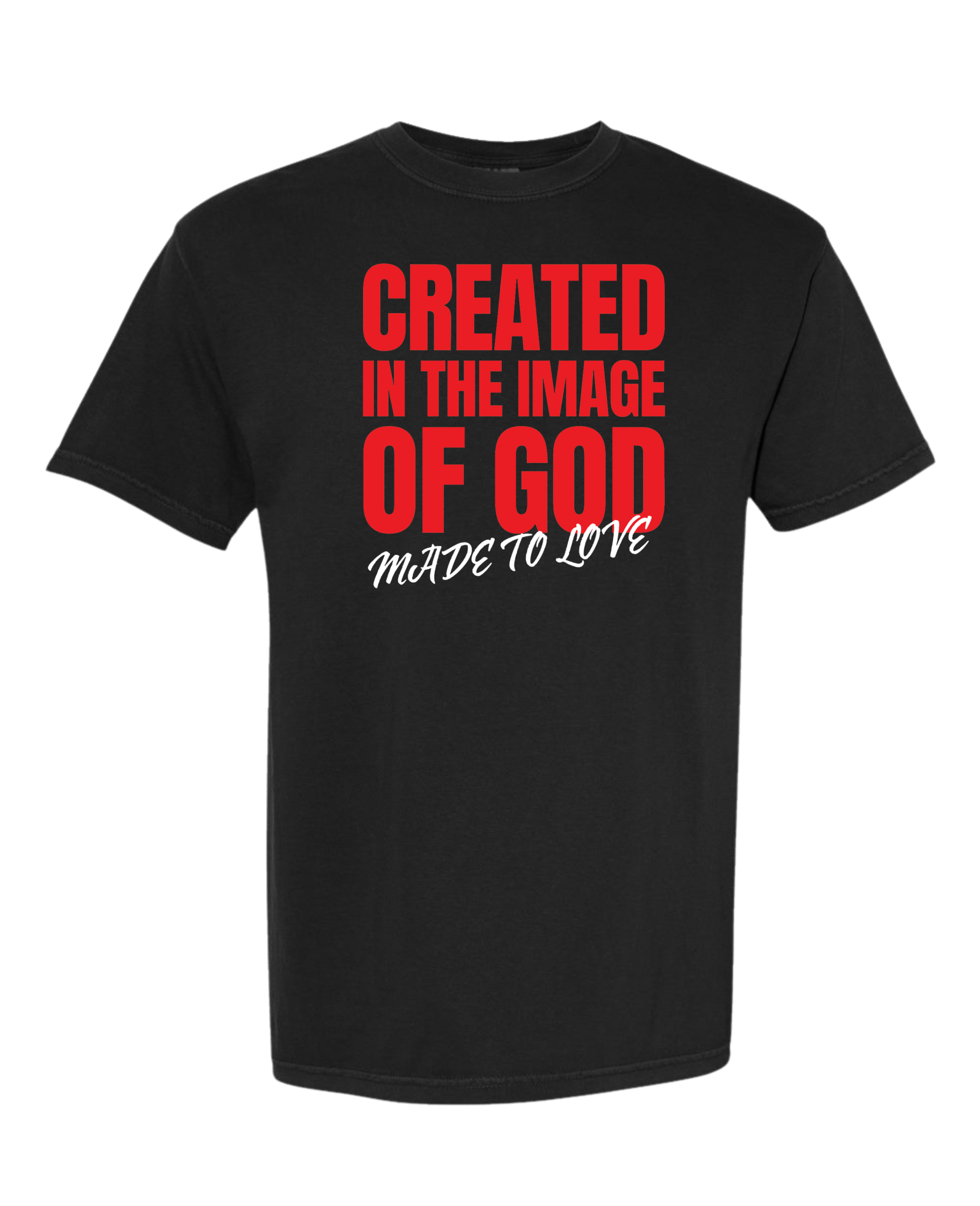 Christian T shirt "Created in the Image of God" – Cesco Merch LLC
